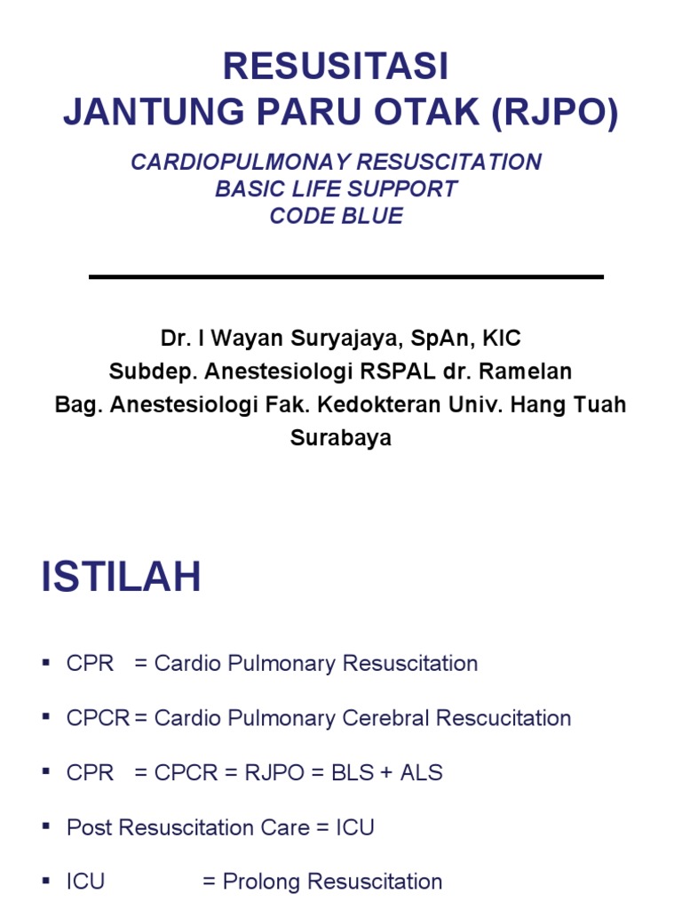 Dr. I Wayan S., SP - An - Rjpo Bls Rev-1 | PDF
