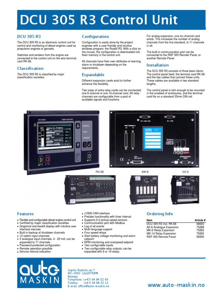 Dcu-305 R3 07 | PDF | Relay | Electronics