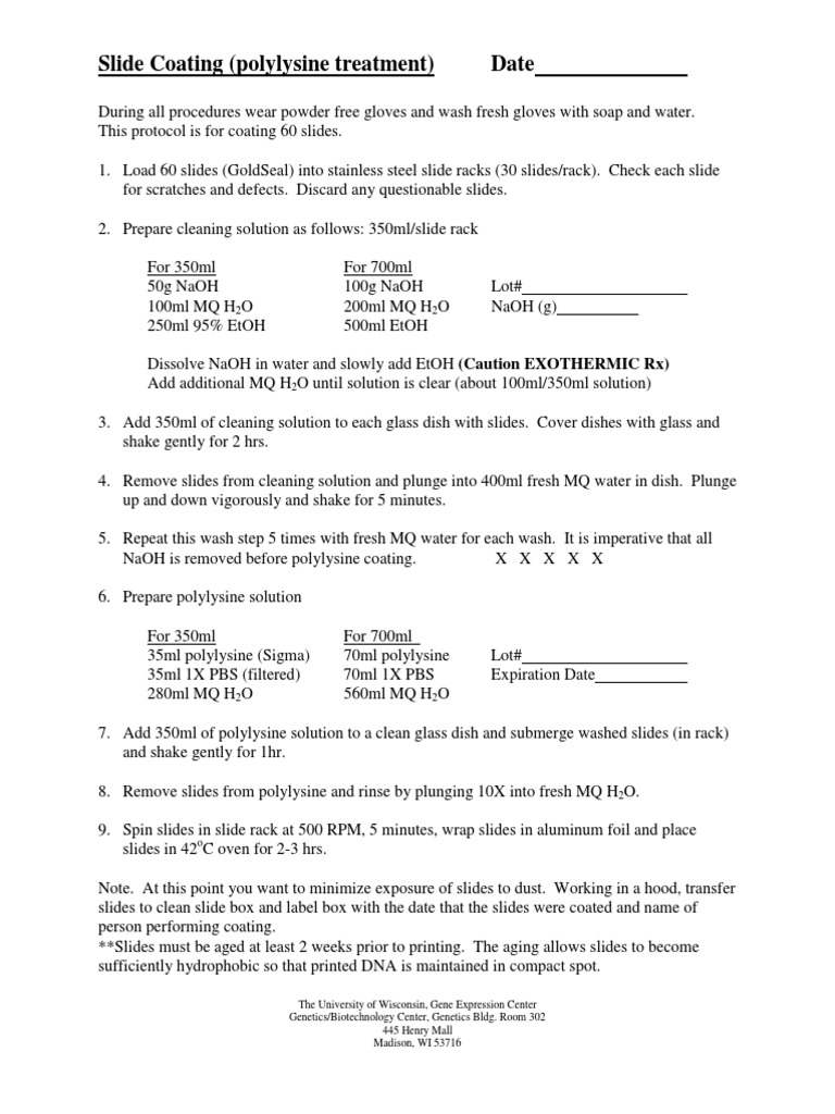 GEC Slide Coating | PDF | Sodium Hydroxide | Chemistry