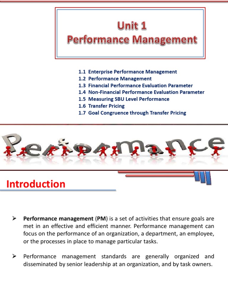 Enterprise Performance Management - Performance Management | PDF ...