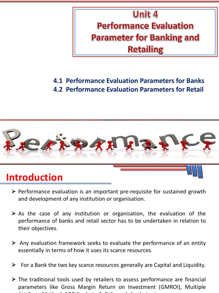 EPM-Performance Evaluation Parameters For Banks | PDF | Banks | Finance ...