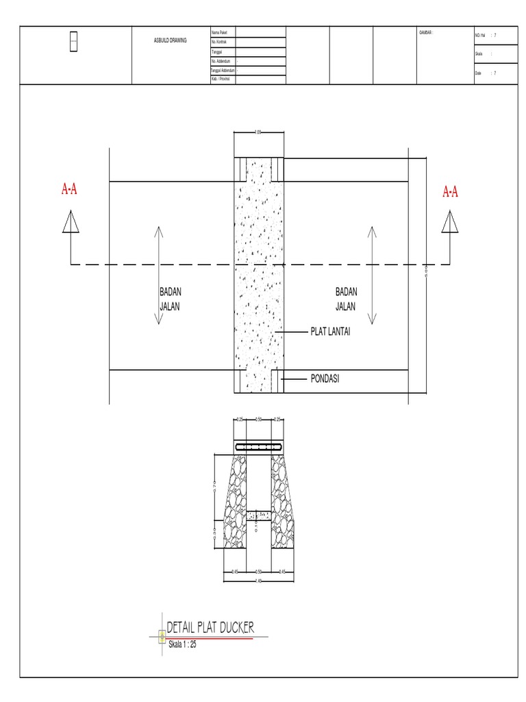 Gambar Detail Plat Ducker | PDF