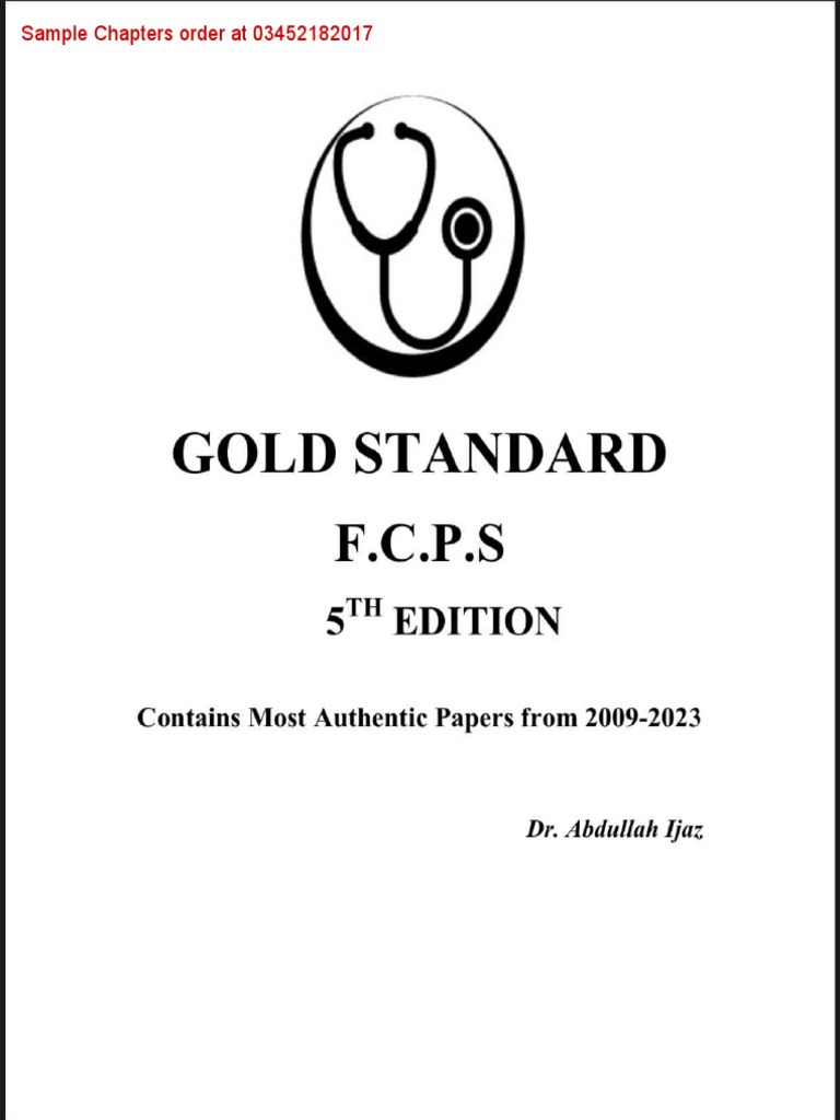 Gold Standard Fcps-Sample | PDF