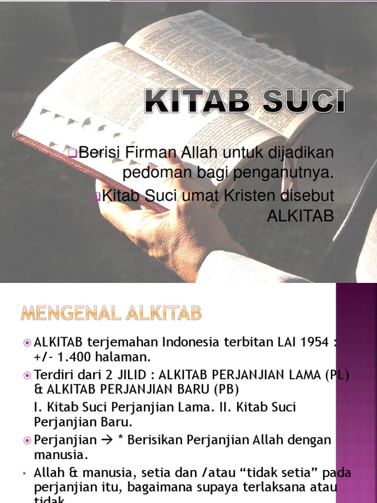 Kitab Suci | PDF