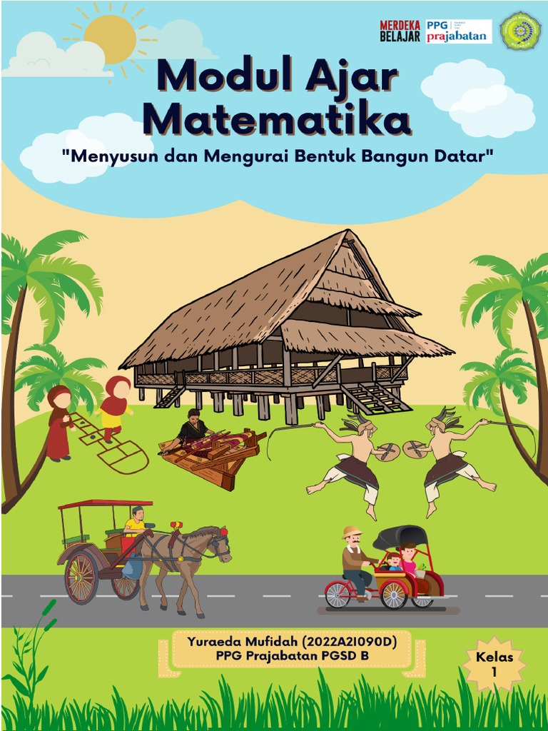 Modul Ajar Kelas 1 Sub Bab Menyusun Dan Mengurai Bentuk Bangun Datar | PDF