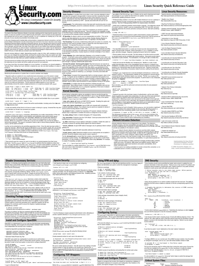 Linux Security | PDF