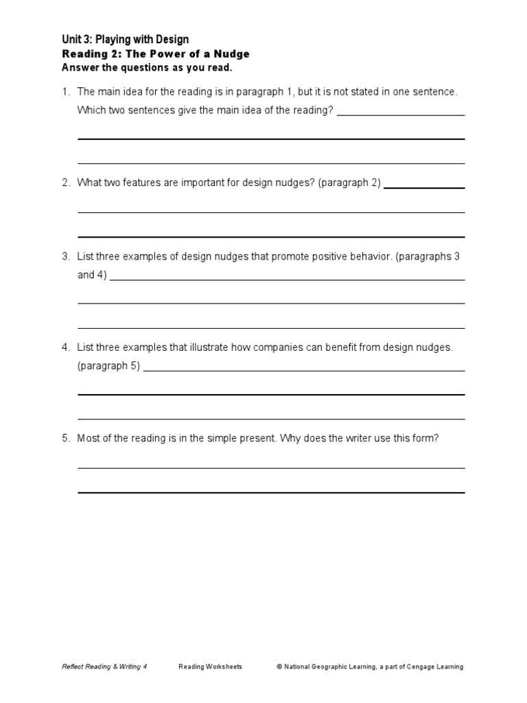 Unit 3 Reading 2 | PDF