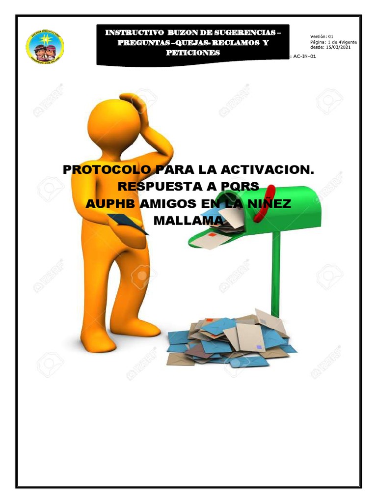 Protocolo Buzon de Sugerencias | PDF Protocolo Buzon de Sugerencias | PDF