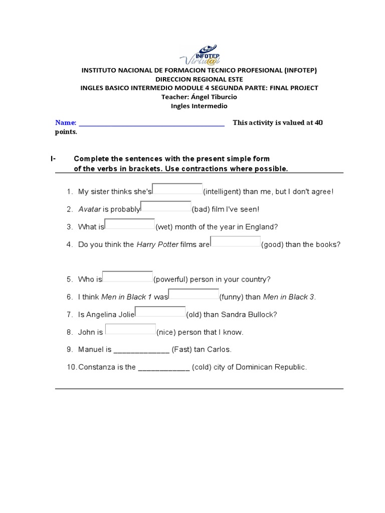 Tarea Modulo 4 SEGUNDA PARTE | PDF