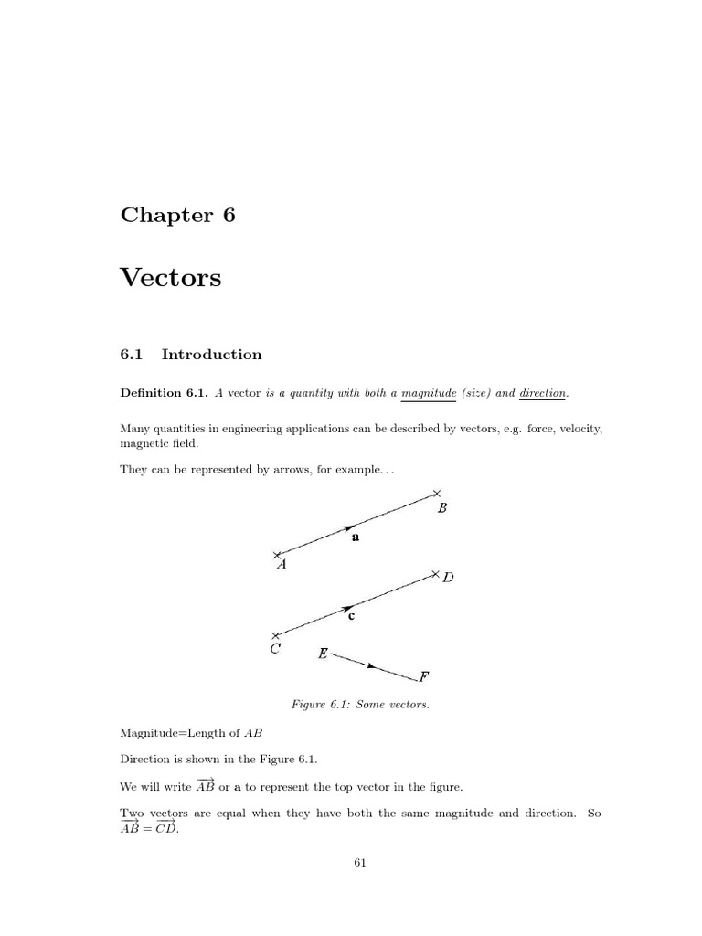 Vectors Author University College London | PDF | Euclidean Vector ...