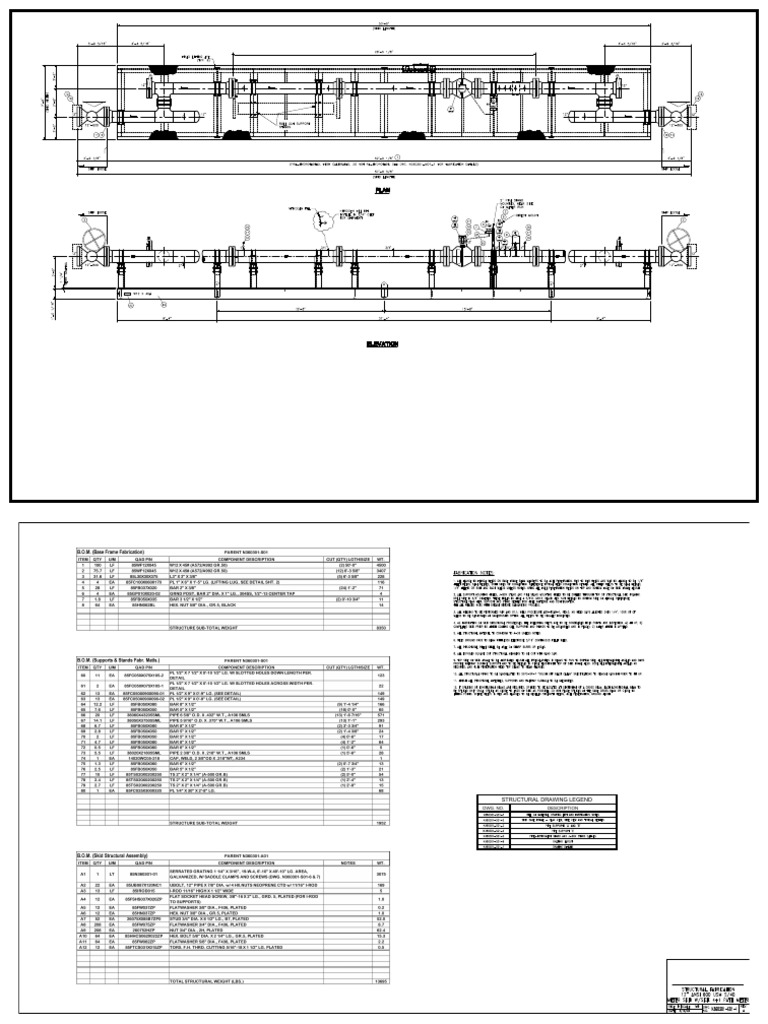 Structural Skid Piping Details | PDF | Civil Engineering