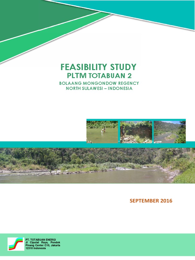 Formulir E2-1b - Feasibility Study Totabuan II | PDF