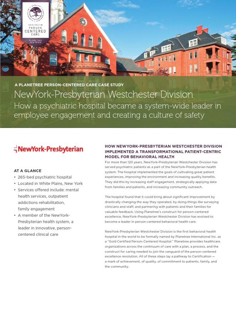 NYP Westchester Division Case Study | PDF | Patient | Mental Health NYP Westchester Division Case Study | PDF | Patient | Mental Health