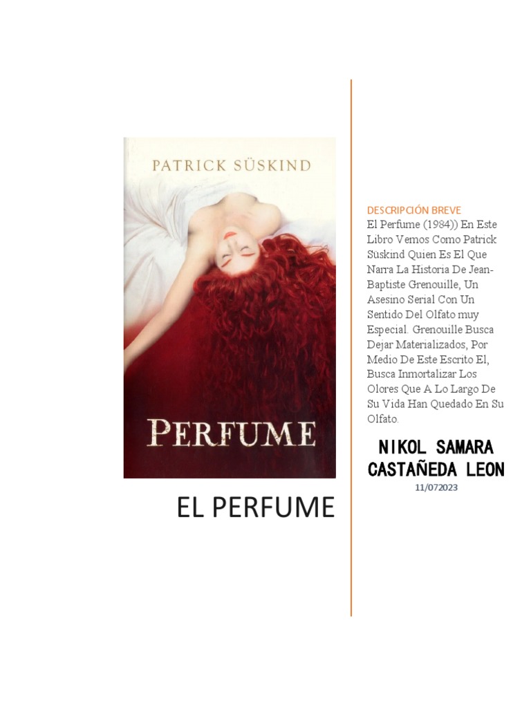 Análisis de "El Perfume" de Süskind | PDF