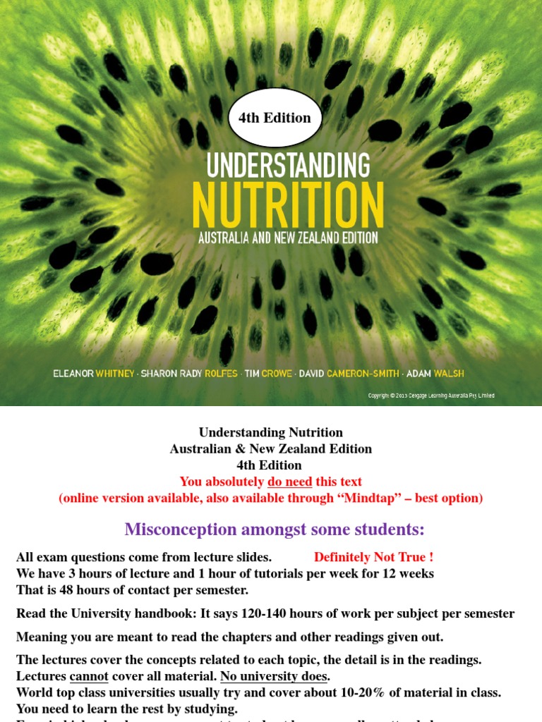 Understanding Nutrition: Key Concepts | PDF | Nutrients | Food Energy