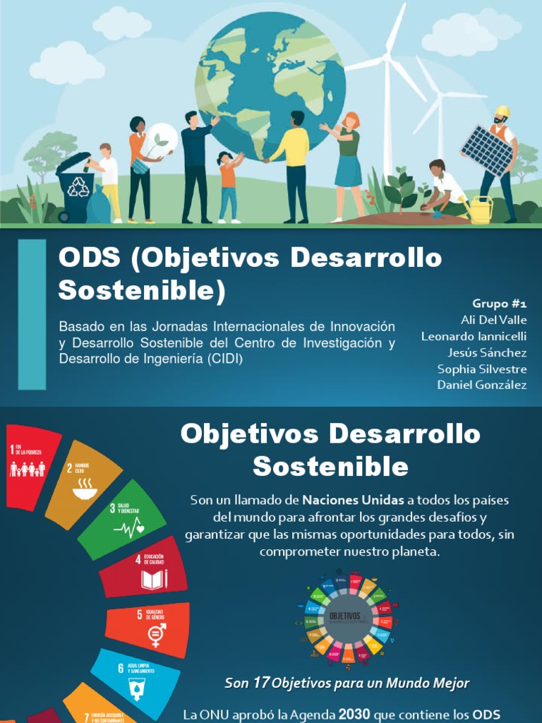 ODS Termo, Grupo #1 | PDF | Sustentabilidad | Desarrollo sostenible