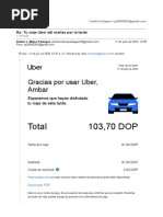 Recibo de Uber | PDF