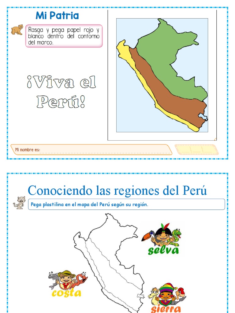 Actividades para Conocer el Perú | PDF