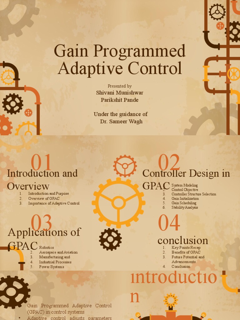Gain Program Adaptive Control | PDF | Control Theory | System