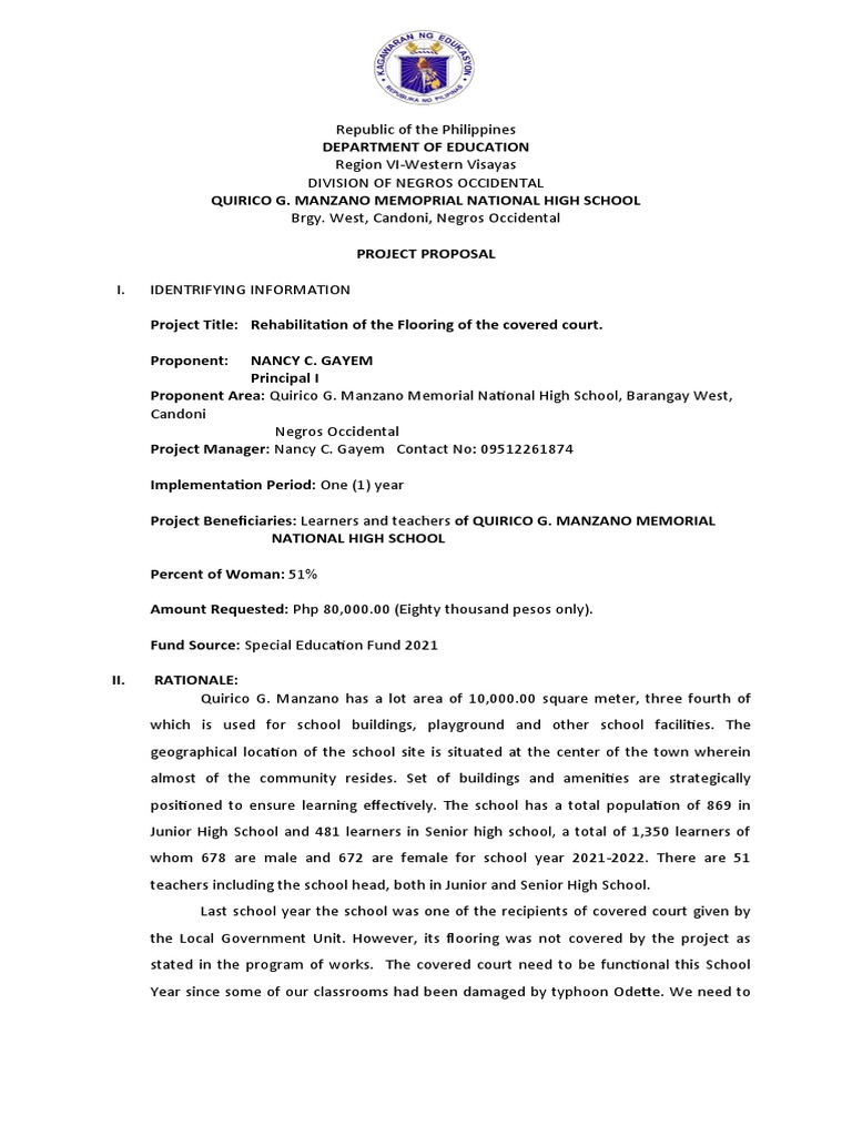 Poroject Proposal Perimeter Fence | PDF
