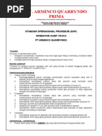 SOP-PRD-004 Dumping Dan Pembuatan Disposal | PDF