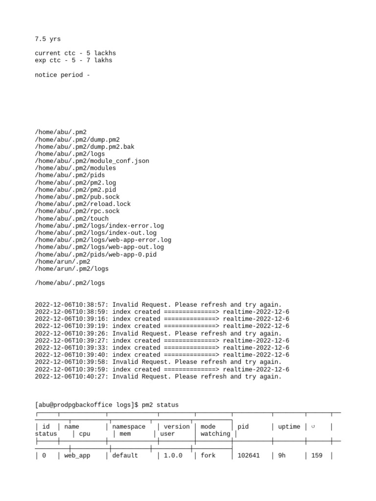 Pm2 Analysis Pdf Hypertext Transfer Protocol Computer Networking 6205