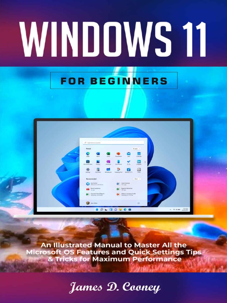 James D. Cooney - Windows 11 For Beginners 2022 | PDF | Icon (Computing) | Microsoft Windows