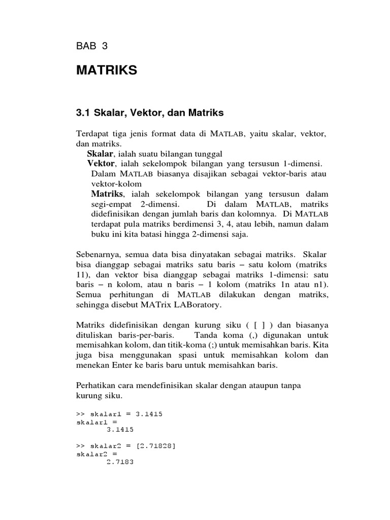 Matriks | PDF