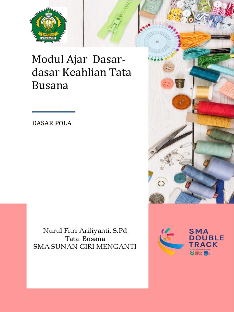 Modul Ajar Dasar-Dasar Busana Dasar Pola | PDF | Pengembangan Diri ...