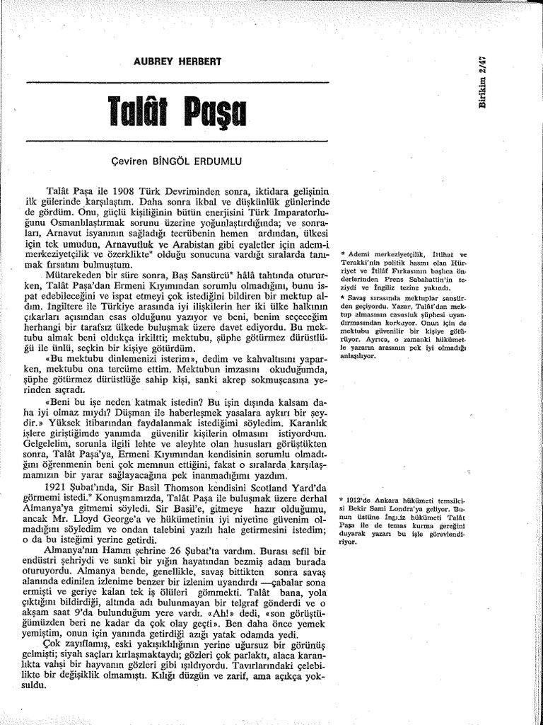 Talat - Pasa Aubrey - Herbert | PDF