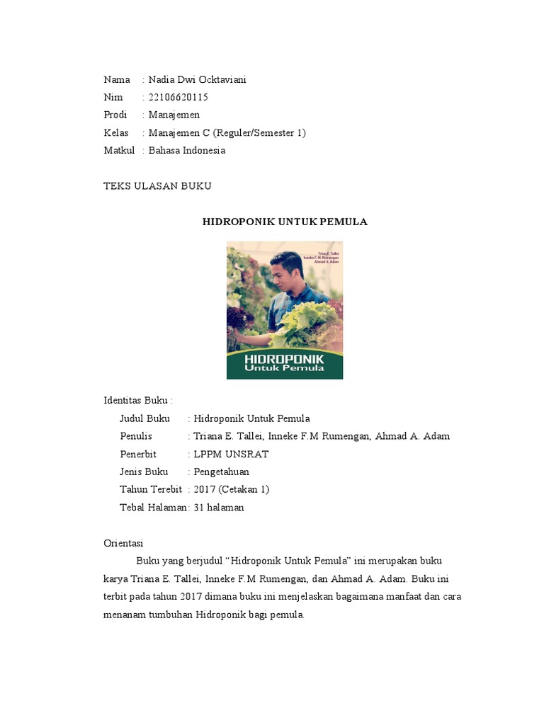 Ulasan Buku Print | PDF