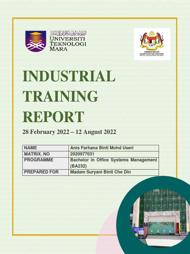 Industrial Training (Anis Farhana Binti Mohd Useri) | PDF | Mail | Swot Analysis