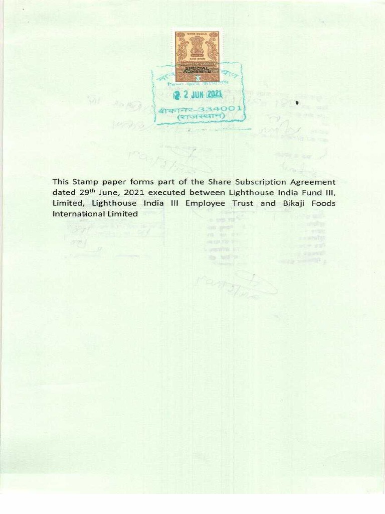 Ssa Bikaji Draft | PDF | Indemnity | Securities (Finance)