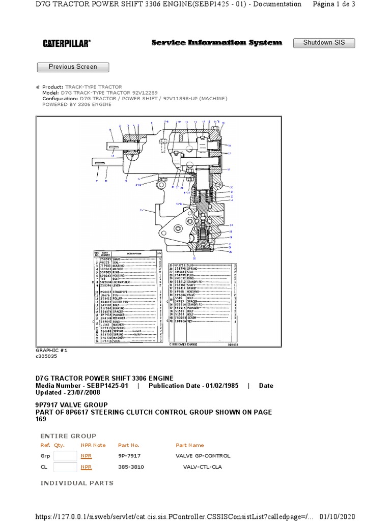 D7g-Parts-Steering Clutch Control | PDF | Washer (Hardware) | Tractor