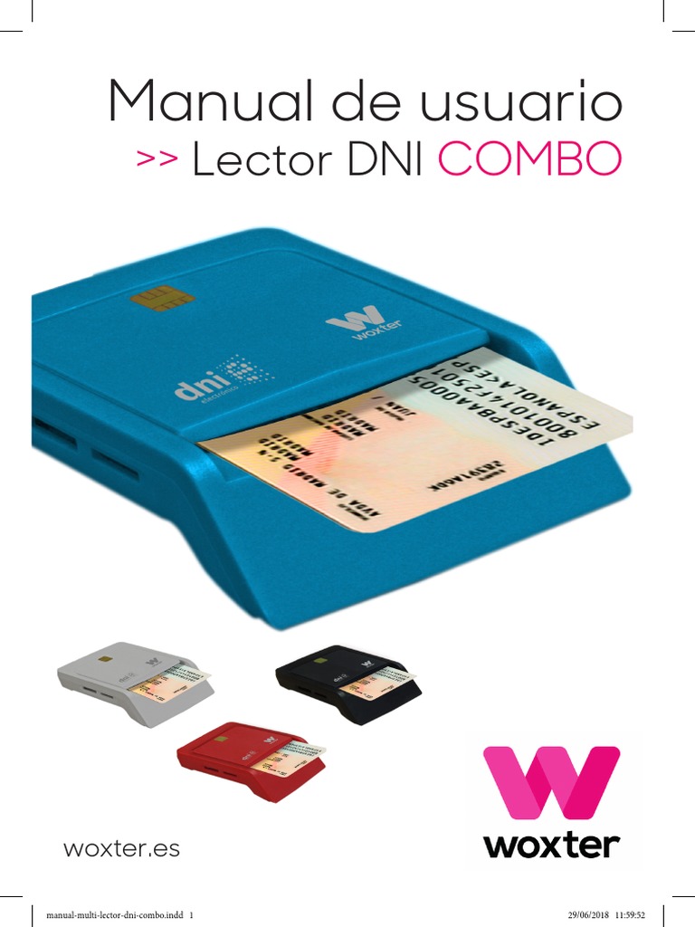 Manual Multi Lector Dni Combo | PDF | Archivo de computadora | Informática