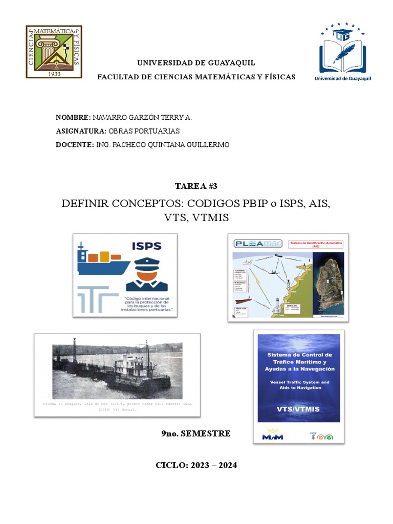 DEFINIR CONCEPTOS PBIP o ISPS - OBRAS PORTUARIAS - NAVARRO GARZON TERRY ...
