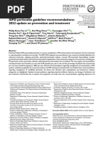 2023 ISPD Guidelines on PD Infections | PDF | Nephrology | Infection