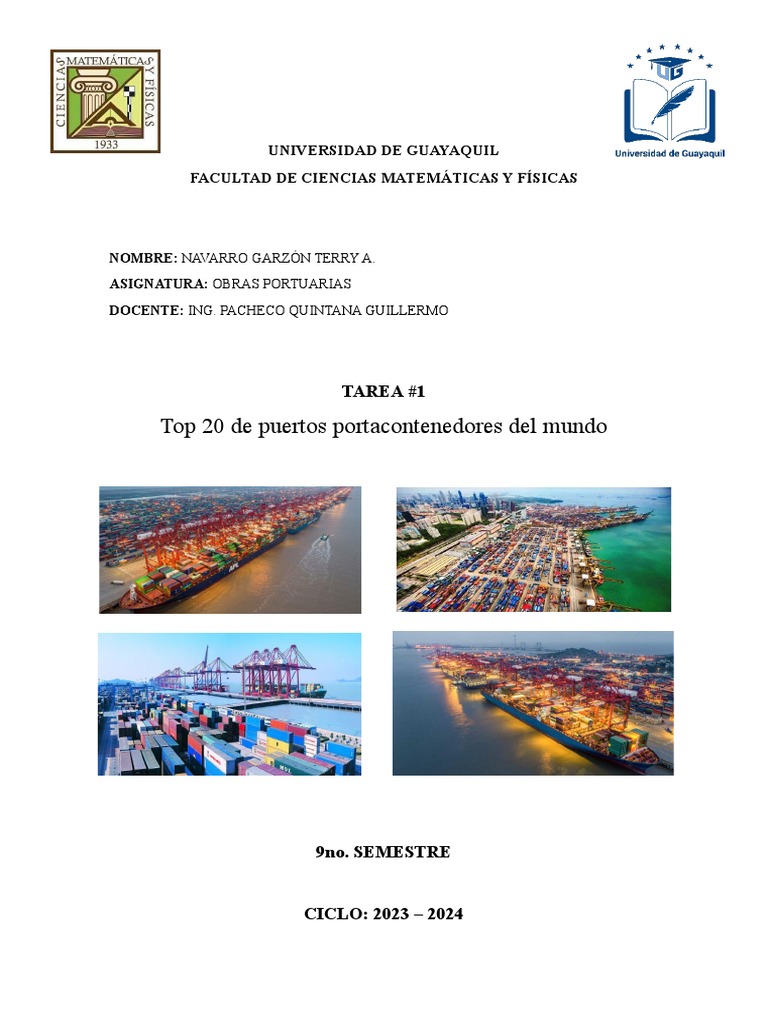 Top 20 de Puertos Portacontenedores Del Mundo - OBRAS PORTUARIAS ...