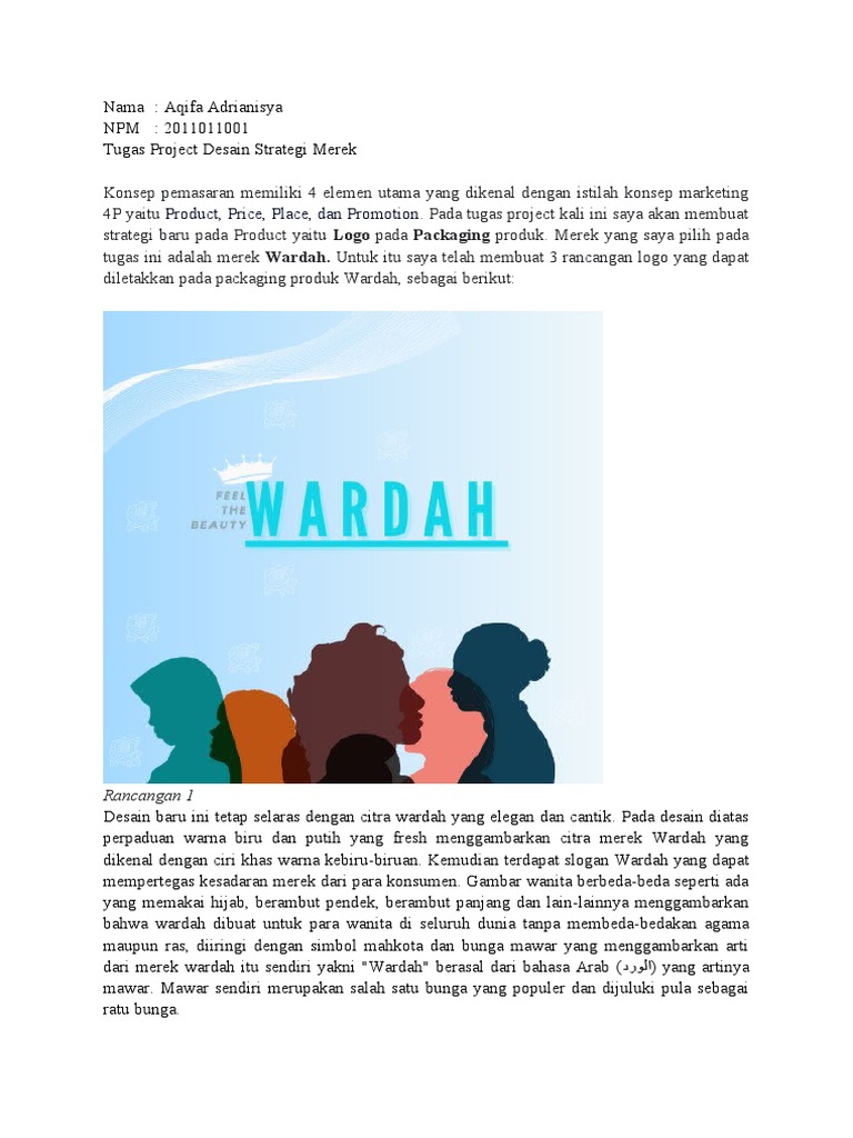 Desain Logo Baru untuk Wardah | PDF