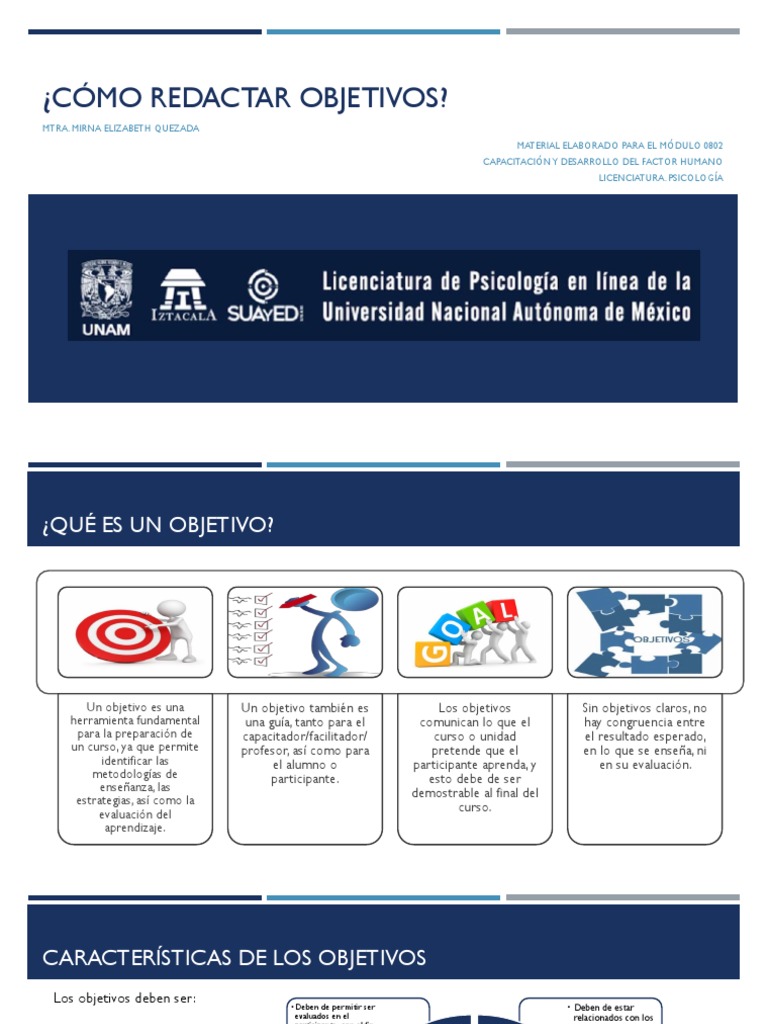 Como Redactar Objetivos - Quezada | PDF | Evaluación | Conocimiento