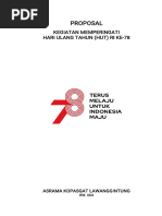 (Draft) Proposal Hut Ri Ke-78 | PDF