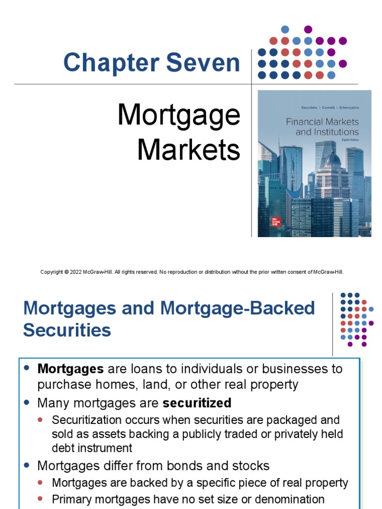 Saunders 8e PPT Chapter07 | PDF | Mortgage Loan | Fannie Mae