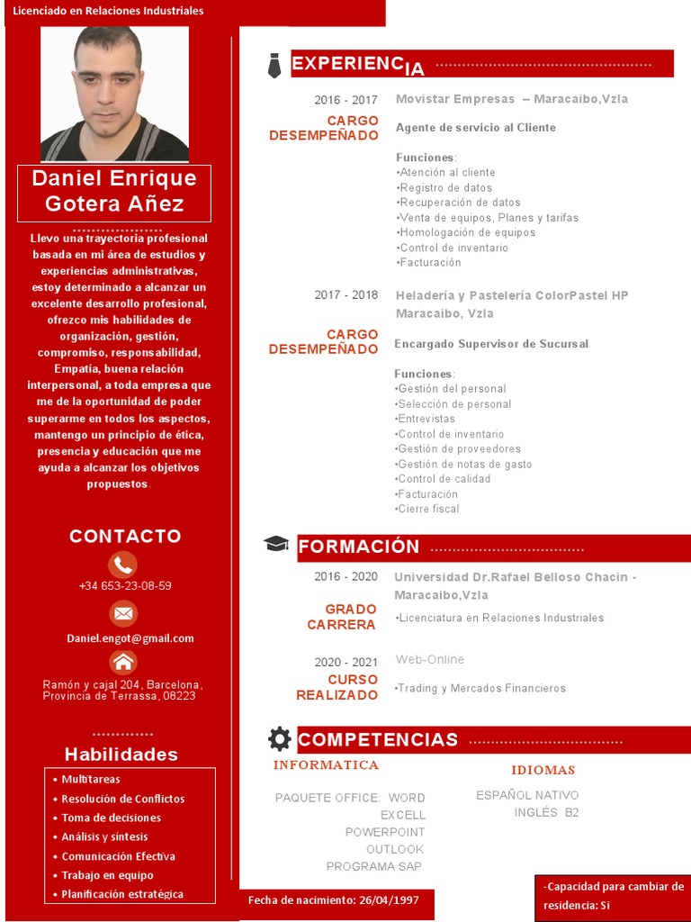 Curriculum Actualizado 2022 2 | PDF | Business | Economias