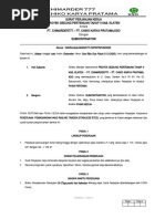 Contoh Gentlemen Agreement Kerja | PDF
