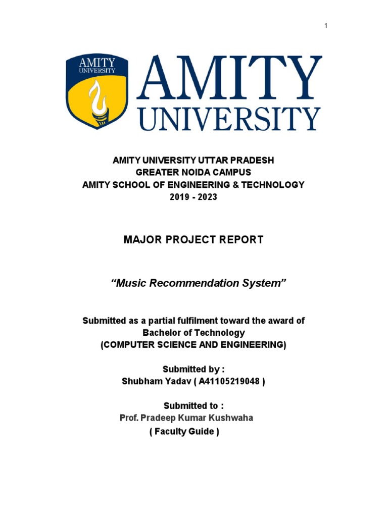 Report Major Project by Shubham | PDF | Machine Learning | Python (Programming Language)