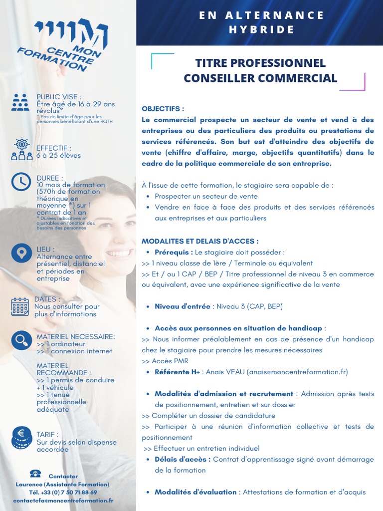 TP CC - Fiche Produit - CFA MCF | Download Free PDF | Pédagogie