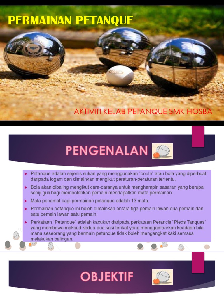 PETANQUE | PDF