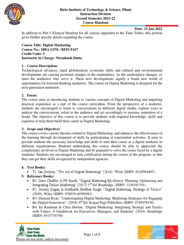 Bits F427 2317 | PDF