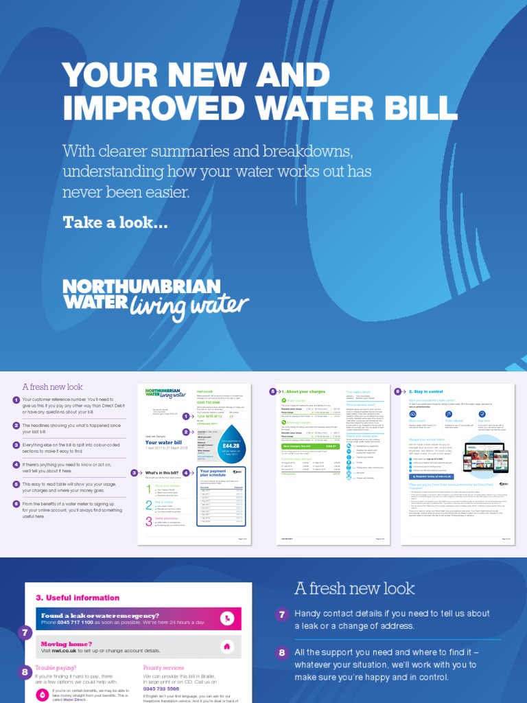 NWL Bill-Explained Unmeasured v1 | PDF | Debit Card | Payments