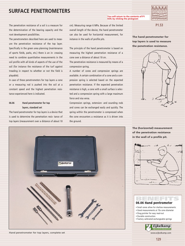 Brochure - Pocket Penetrometer | PDF | Measurement | Applied And ...